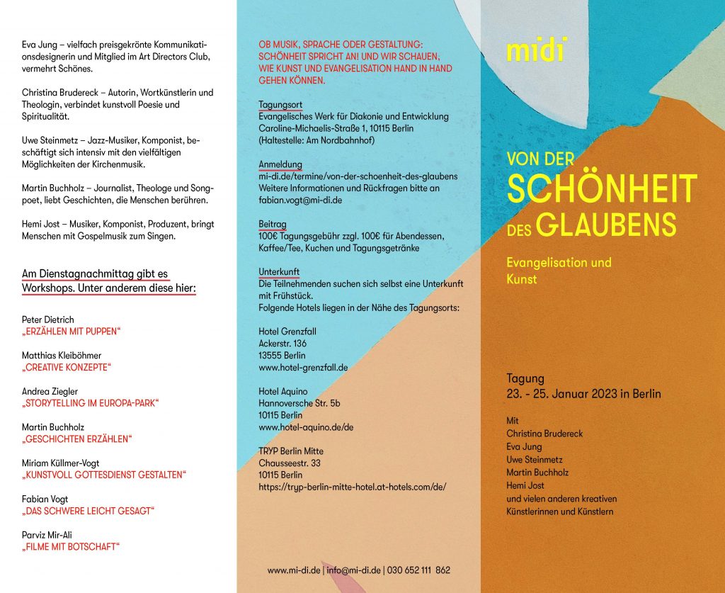 Diese Tagung wird ein Fest! Januar 2023 in Berlin – Martin Buchholz ...